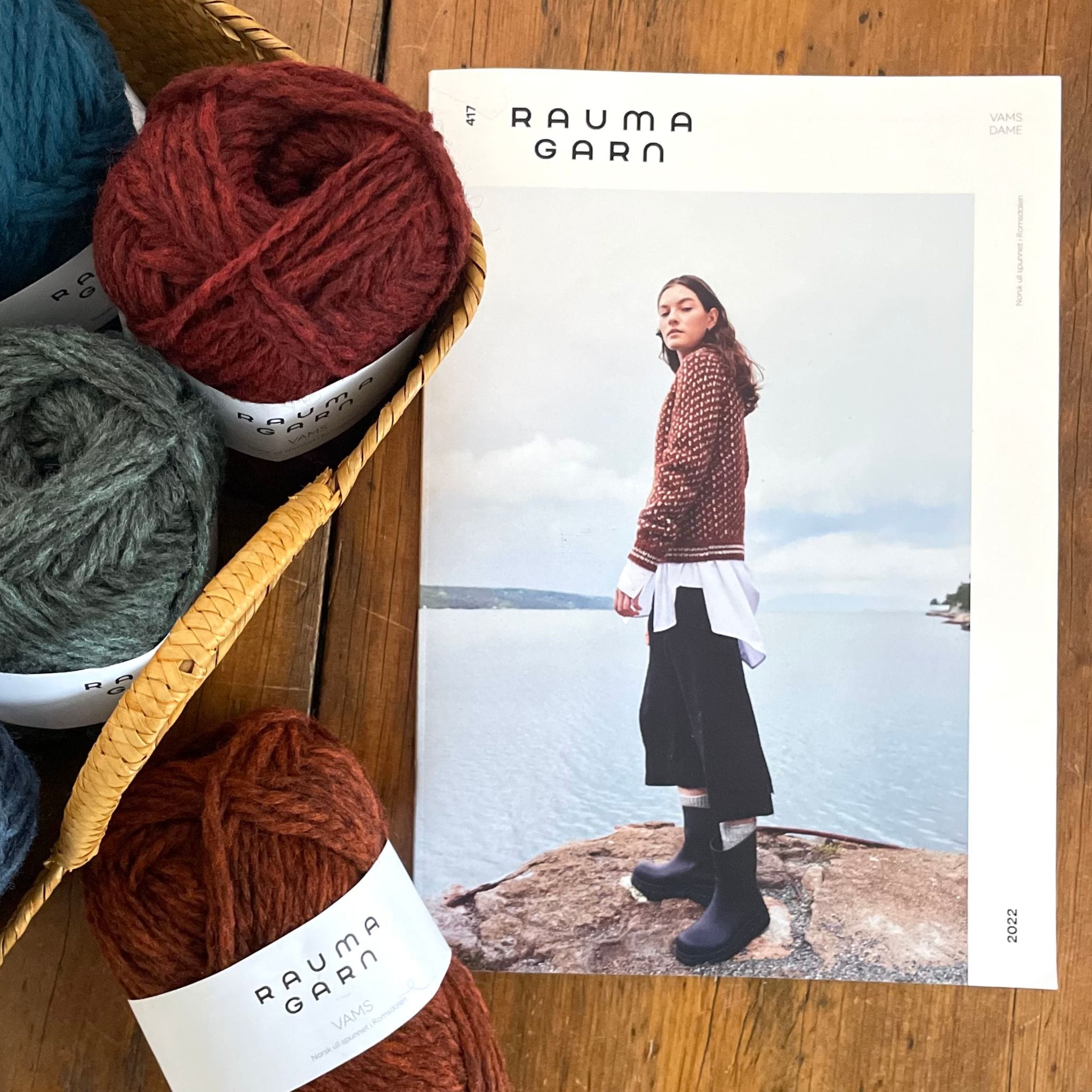 Rauma Pattern Book 417: Vams Dame – The Woolly Thistle