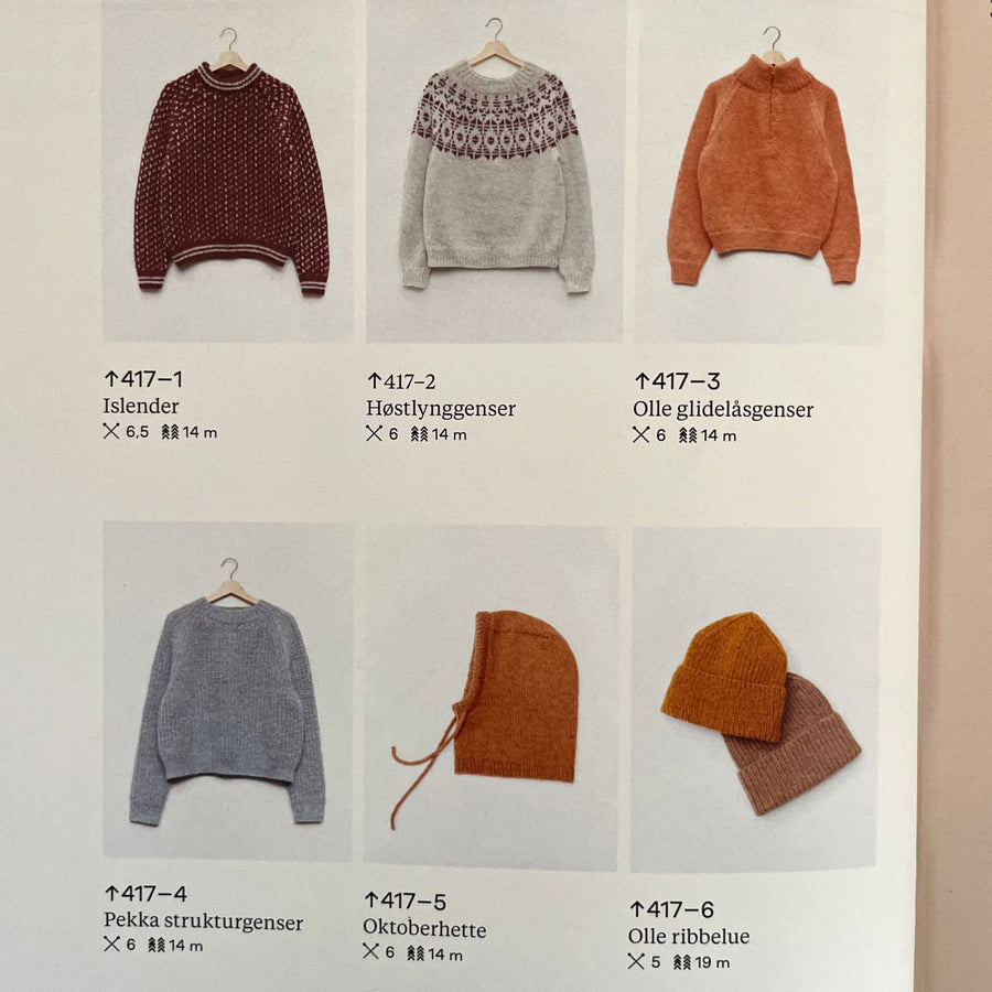 Rauma Pattern Book 417: Vams Dame – The Woolly Thistle