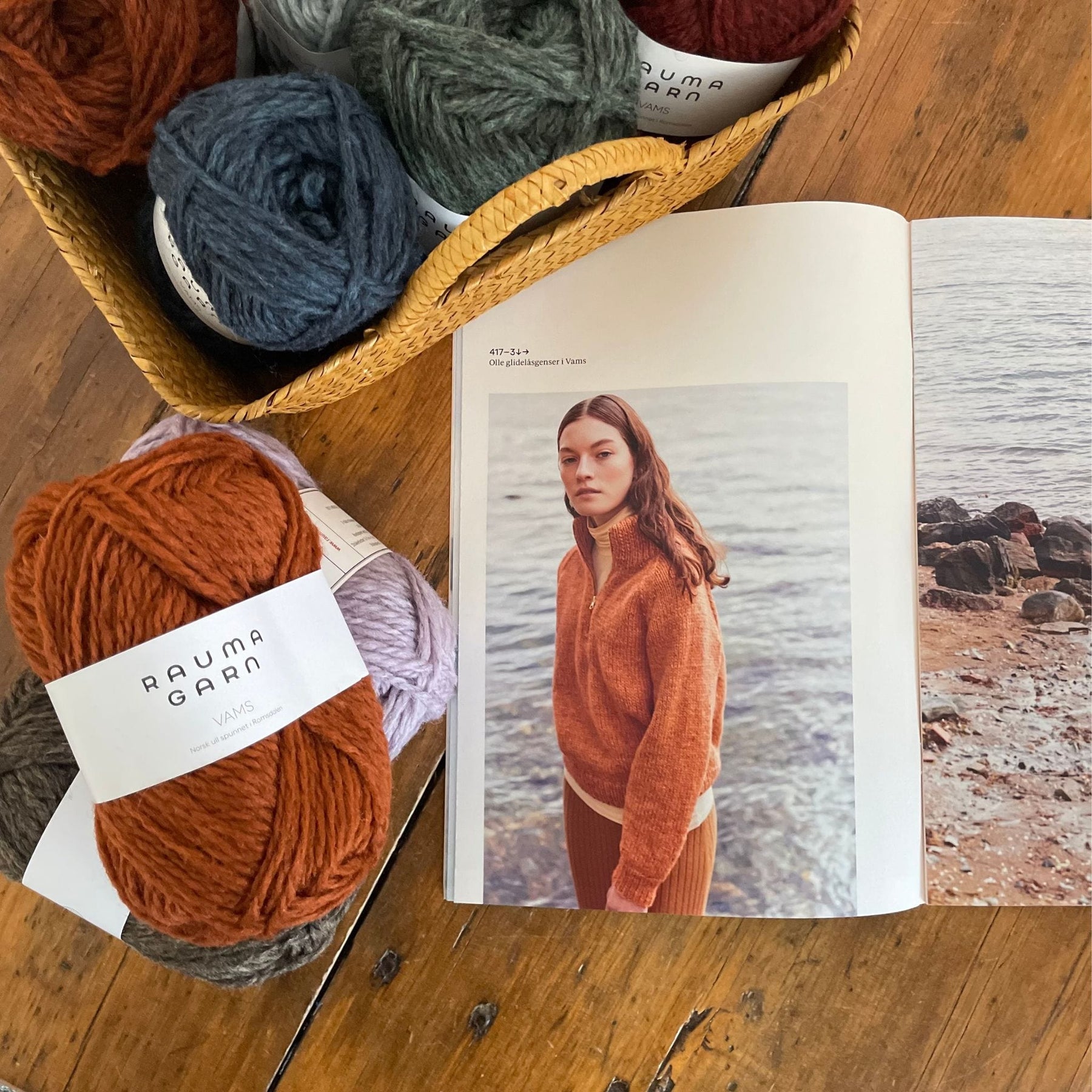 Rauma Pattern Book 417: Vams Dame – The Woolly Thistle
