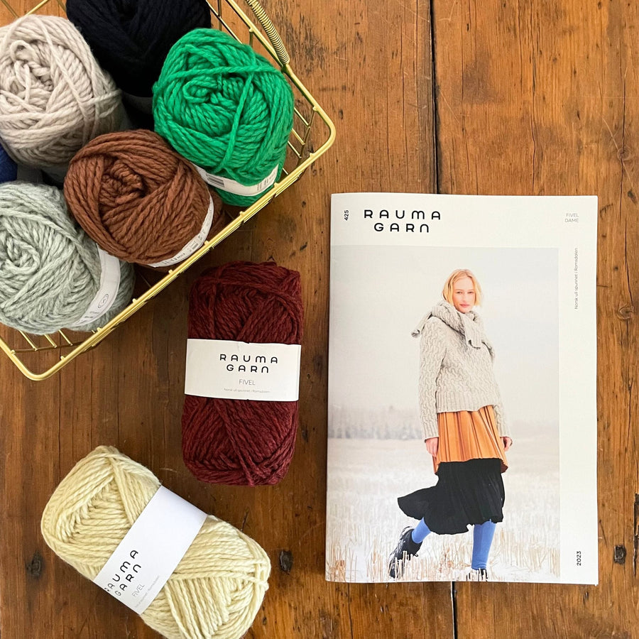 Rauma Pattern Book 425: Fivel Dame – The Woolly Thistle