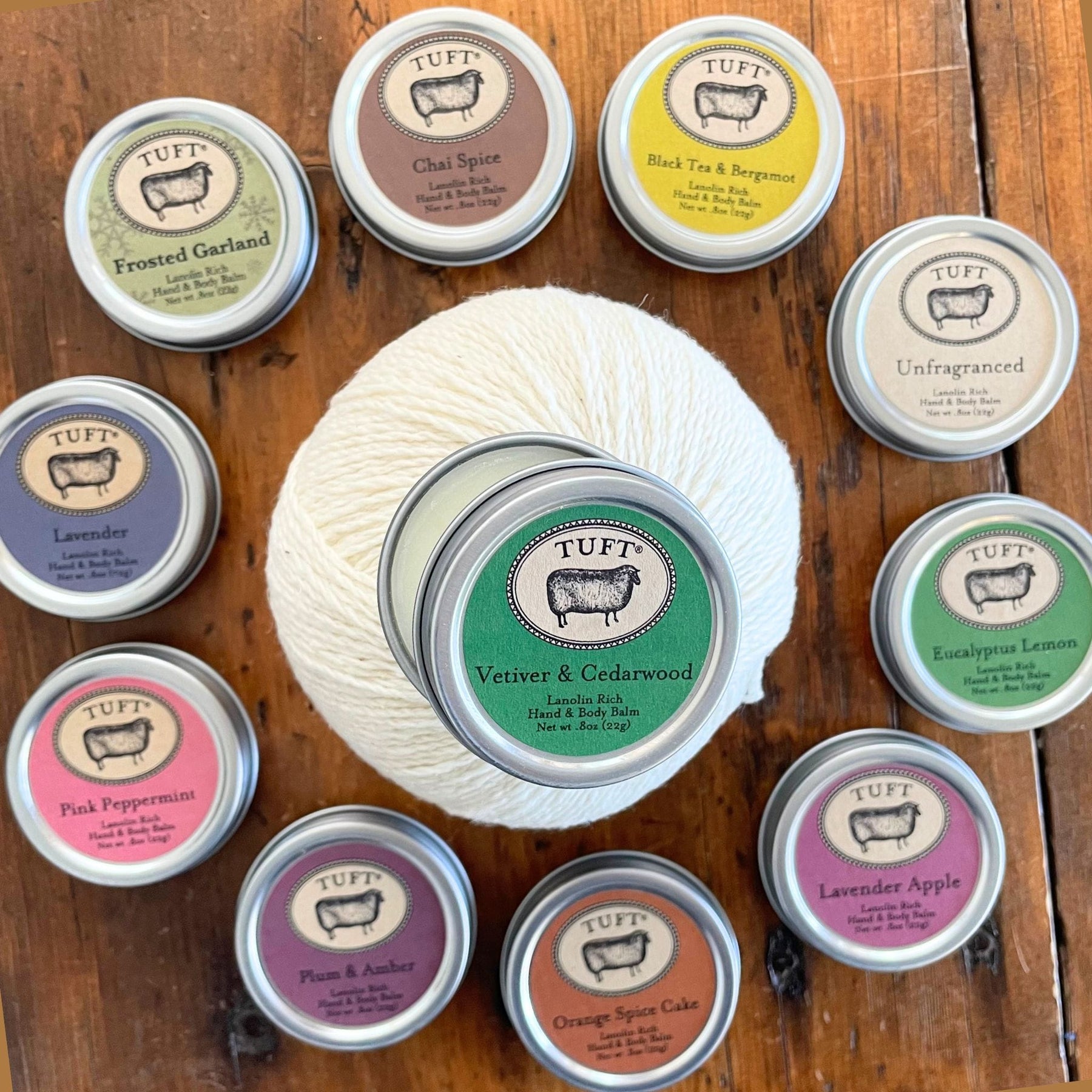 Tuft Hand & Body Balm Tin – The Woolly Thistle