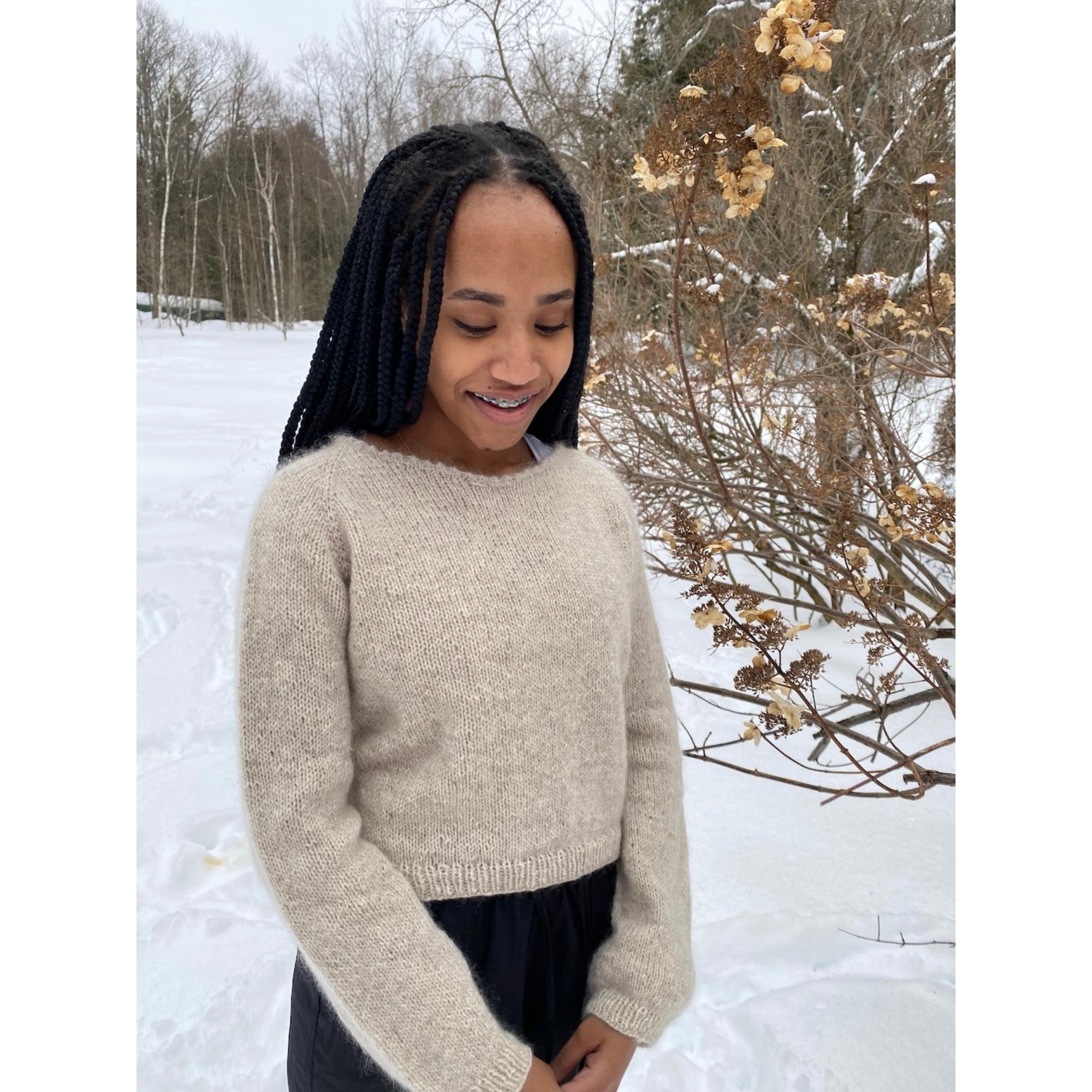 Vanilla Fluff Sweater Kit – The Woolly Thistle