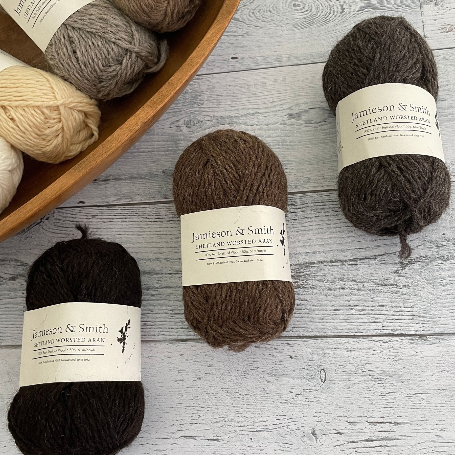 Jamieson & Smith Shetland Worsted Aran Yarn – The Woolly Thistle
