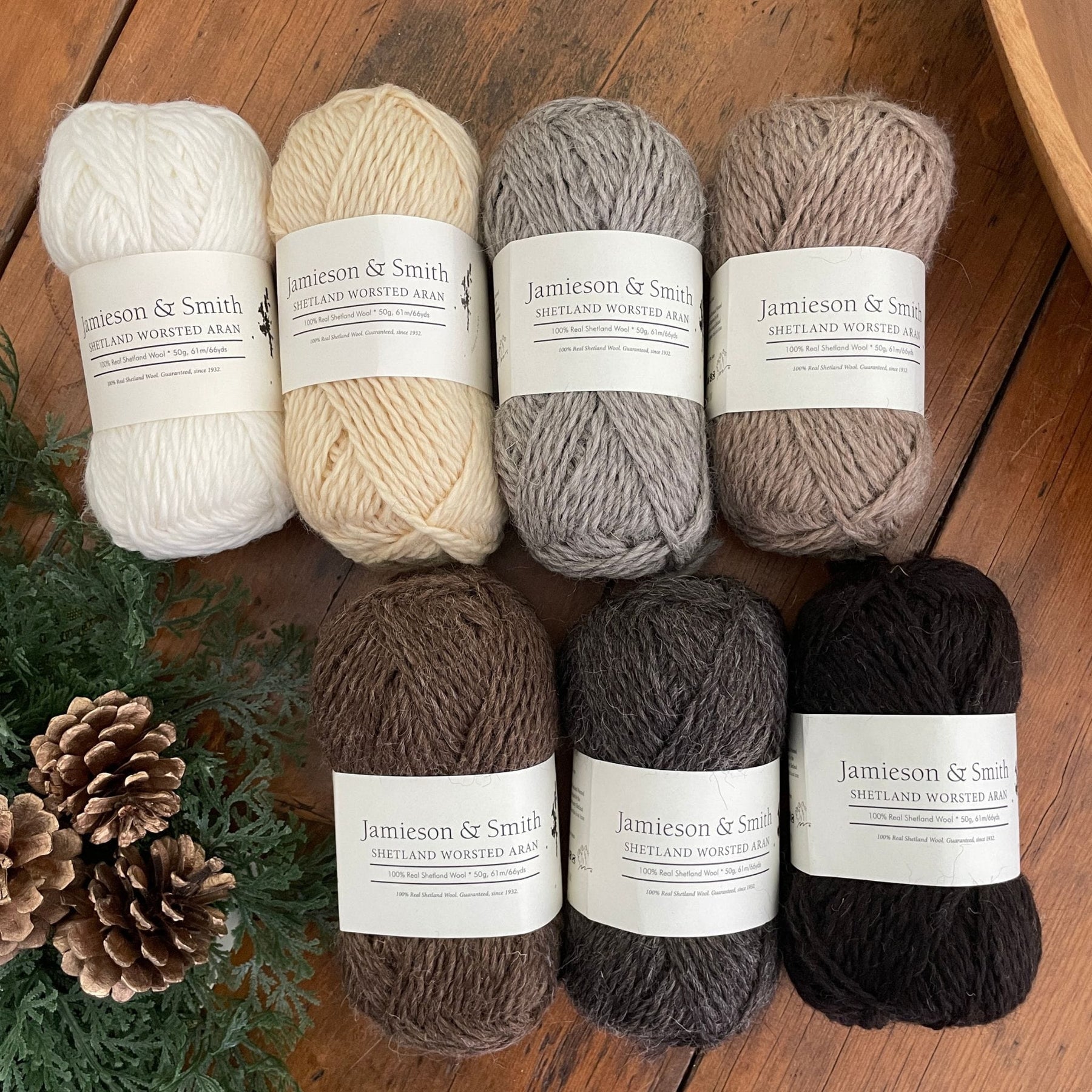 Jamieson & Smith Shetland Worsted Aran Yarn – The Woolly Thistle